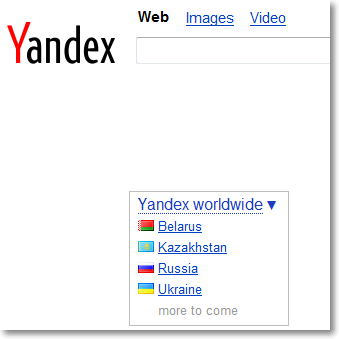 Russische Suchmaschine Yandex internationalisiert