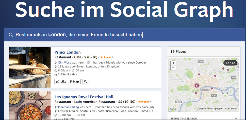 Die Facebook Suchmaschine – @-web Suchmaschinen Magazin und Blog